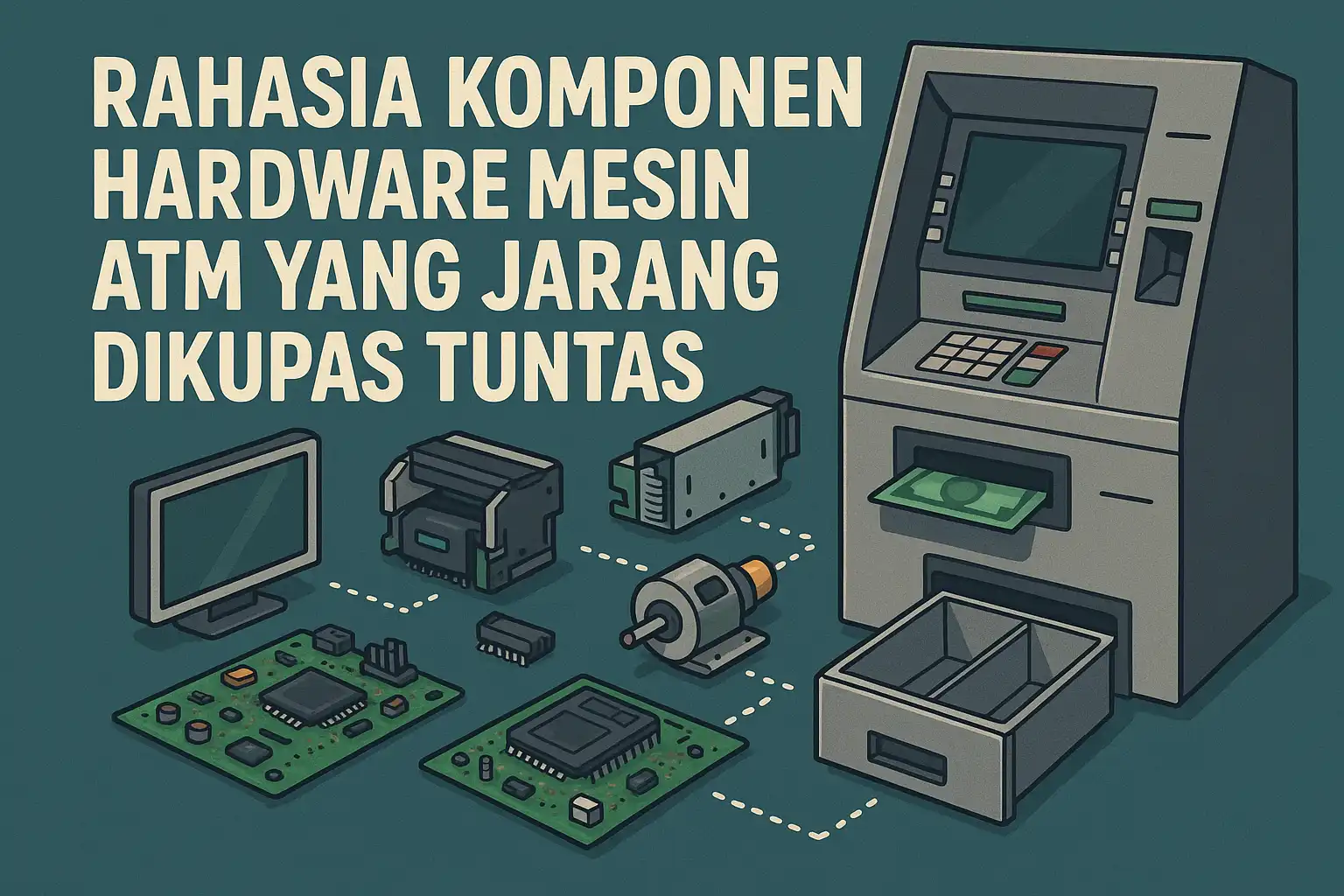 Rahasia Komponen Hardware Mesin ATM Yang Jarang Dikupas Tuntas | ATMnesia